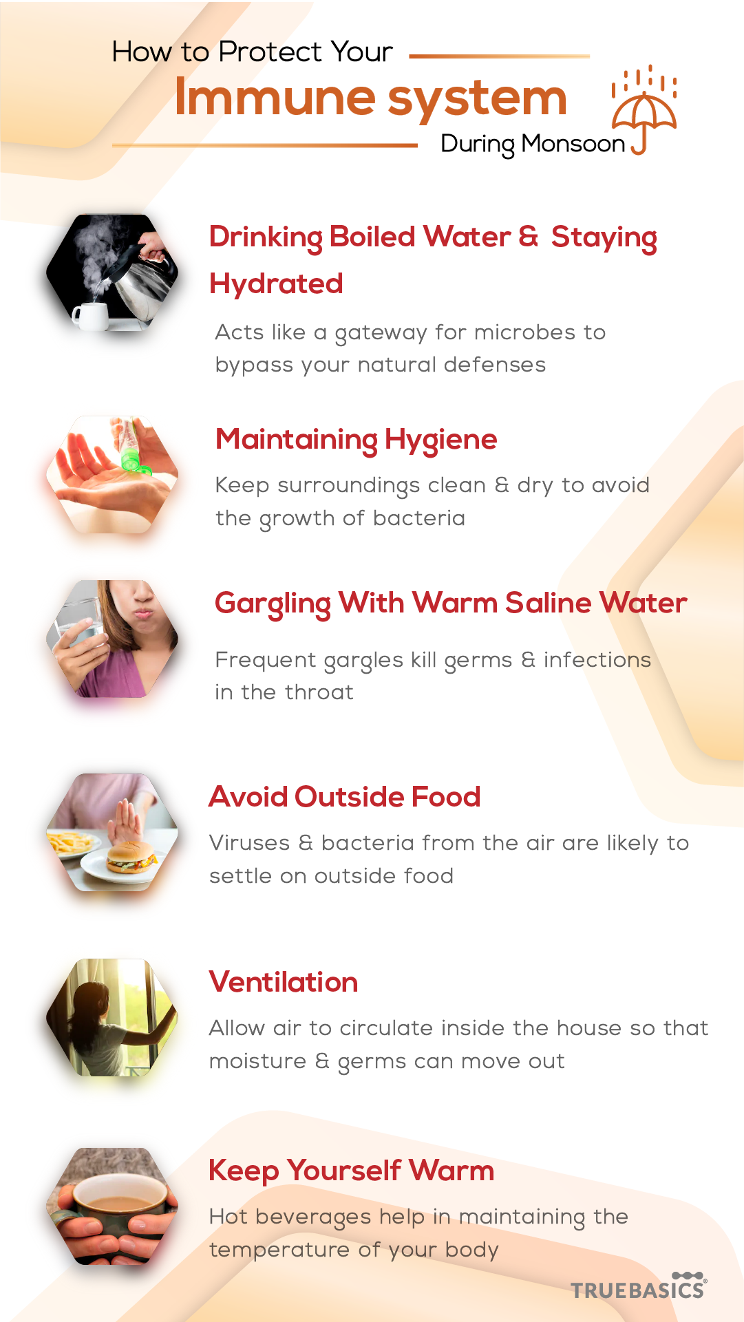 How To Shield Your Immunity During Monsoon ? - Truebasics Blog